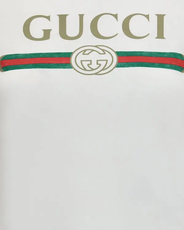 Gucci Printed Cotton Jersey T-shirt