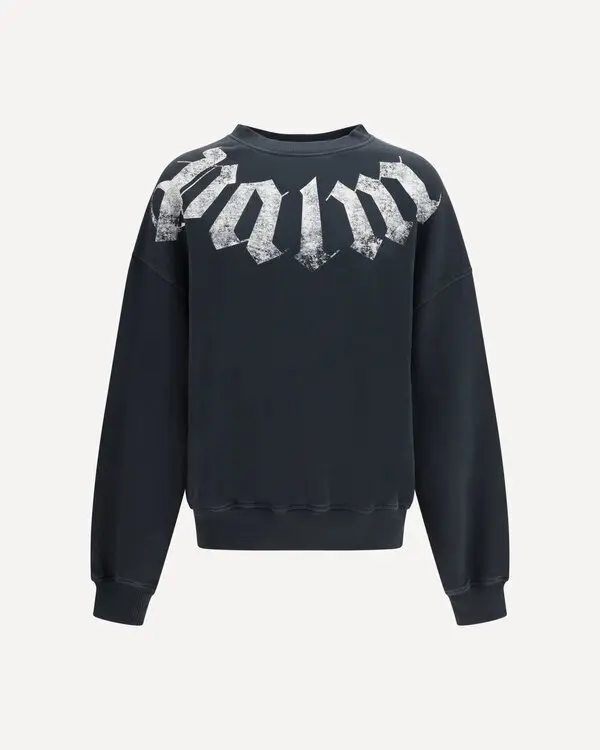 Palm Angels Oversized Logo Sweatshirt