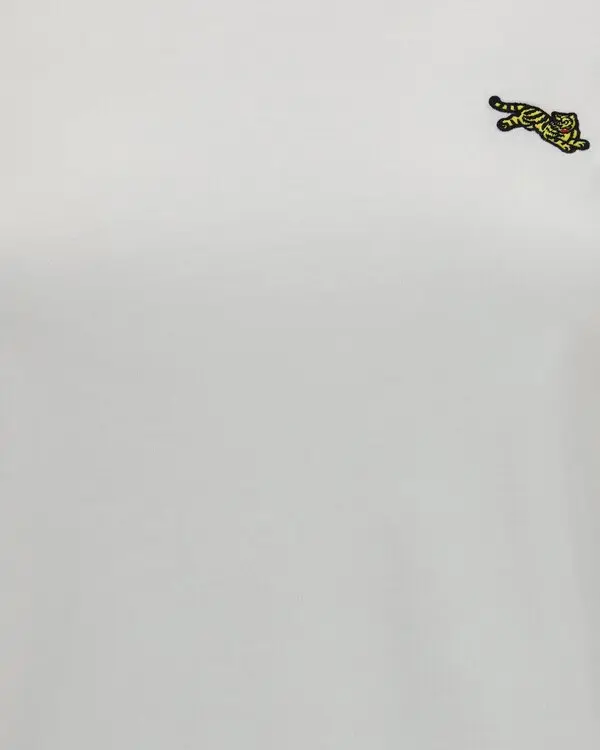 Kenzo Jumping Tiger Embroidered Cotton T-shirt