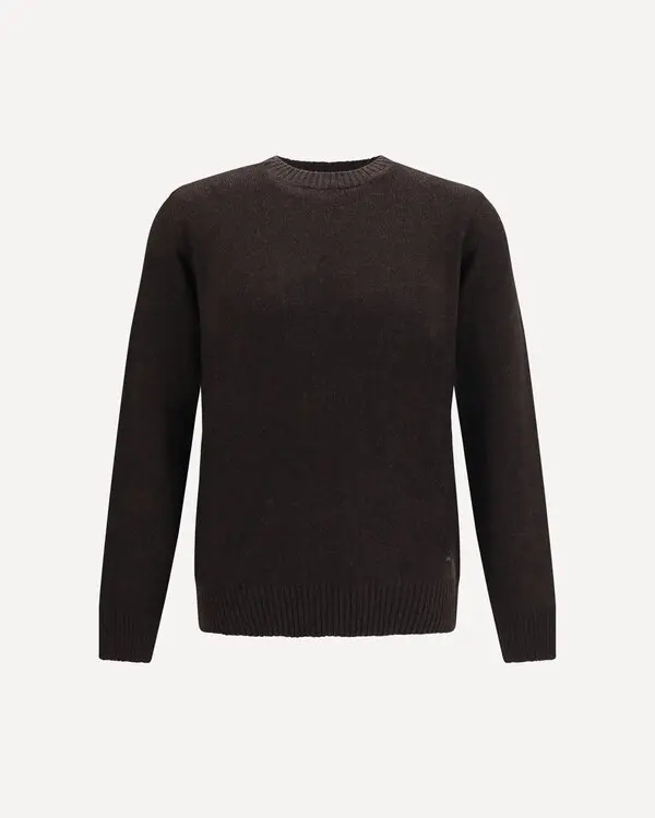 BROOKSFIELD Crewneck Sweater - Brown