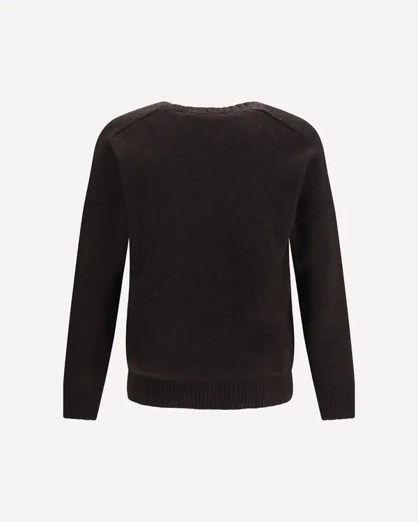 BROOKSFIELD Crewneck Sweater - Brown