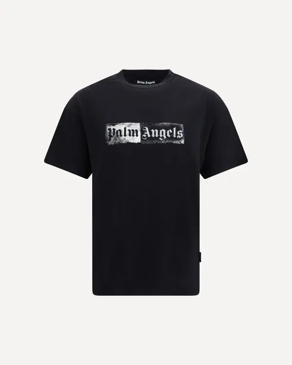 Palm Angels Stap Logo T-shirt Ale