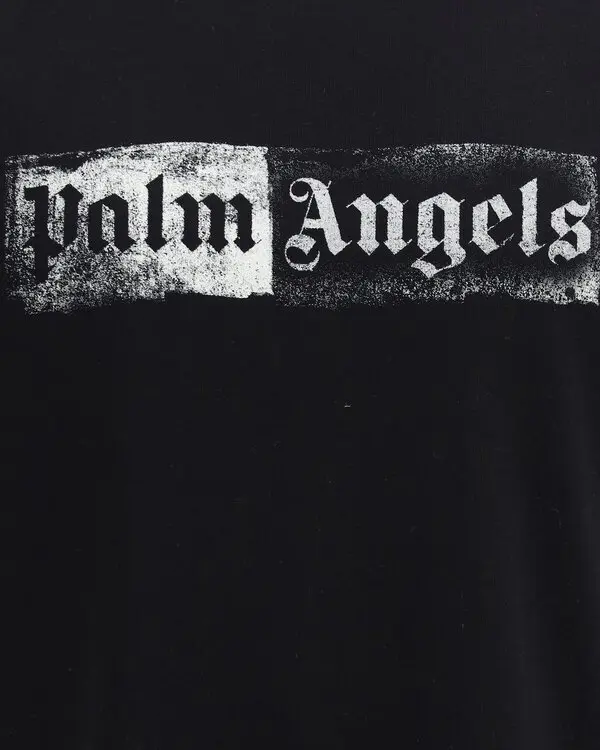 Palm Angels Stap Logo T-shirt Ale