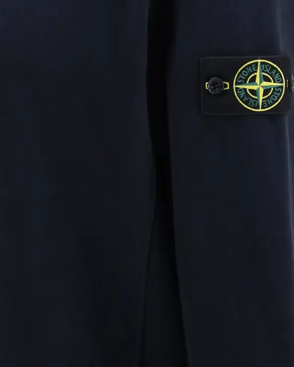 Stone Island Crewneck Cotton Sweatshirt - Blue