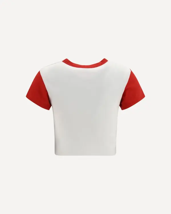 Kenzo Jumping Tiger Cropped Cotton T-shirt