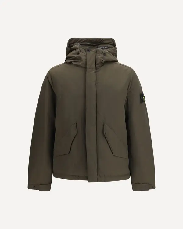 Stone Island Padded Micro Twill Jacket - Khaki
