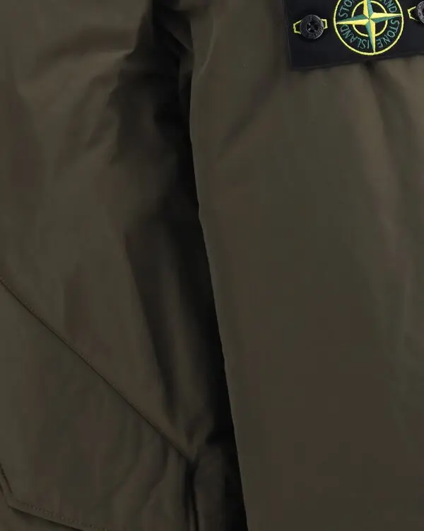 Stone Island Padded Micro Twill Jacket - Khaki
