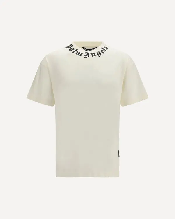 Palm Angels Logo Crewneck T-shirt Ale