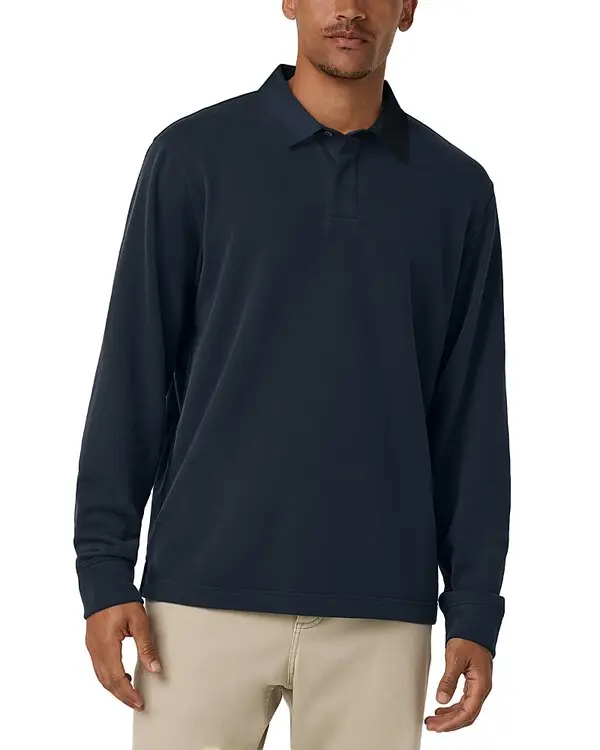 Vuori Cypress Rugby Polo Shirt - Navy