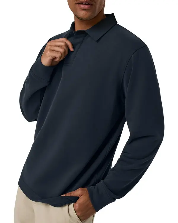 Vuori Cypress Rugby Polo Shirt - Navy