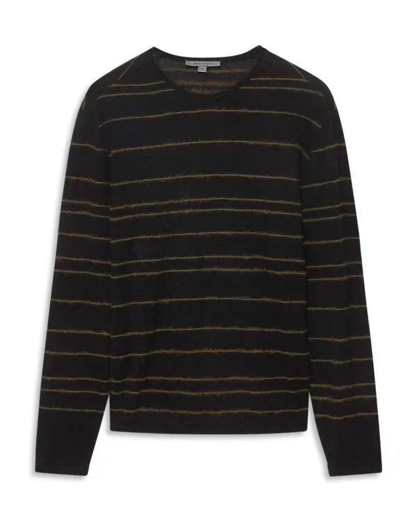 John Varvatos Everly Textured Stripe Sweater