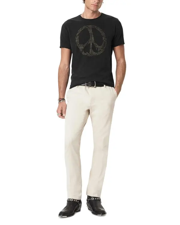John Varvatos Raw Edge Peace Graphic T-shirt