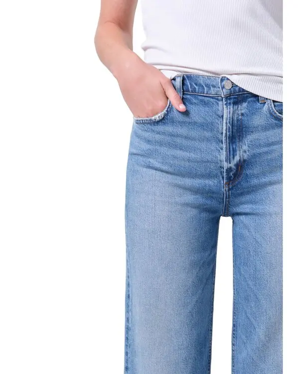 AGOLDE Ren High Rise Ankle Wide Leg Jeans