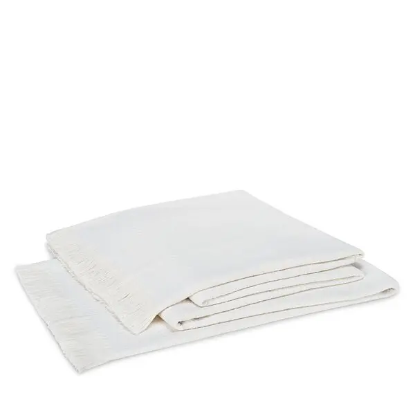 MATOUK Leo Throw Blanket - White
