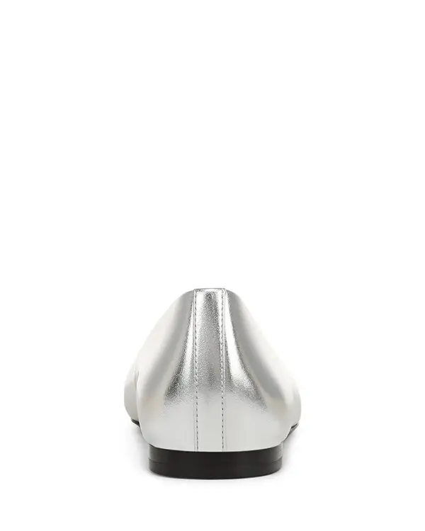 Vince Dany Ballet Flats - Silver Metallic