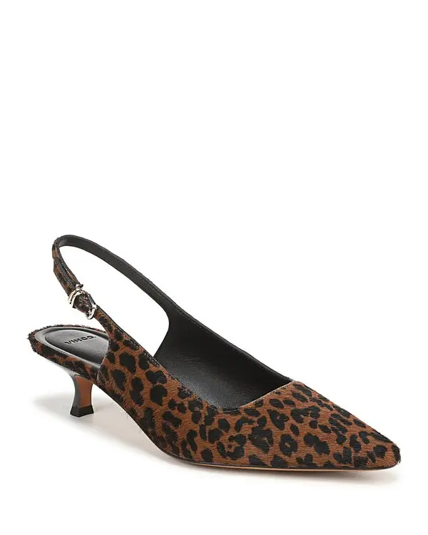Vince Sabra Ii Slingback Pumps - Brown Multi