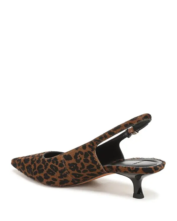 Vince Sabra Ii Slingback Pumps - Brown Multi