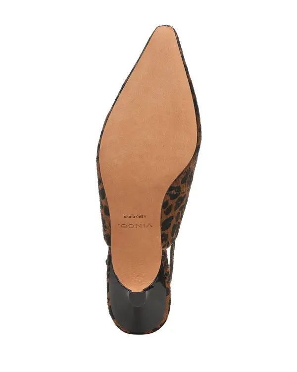 Vince Sabra Ii Slingback Pumps - Brown Multi