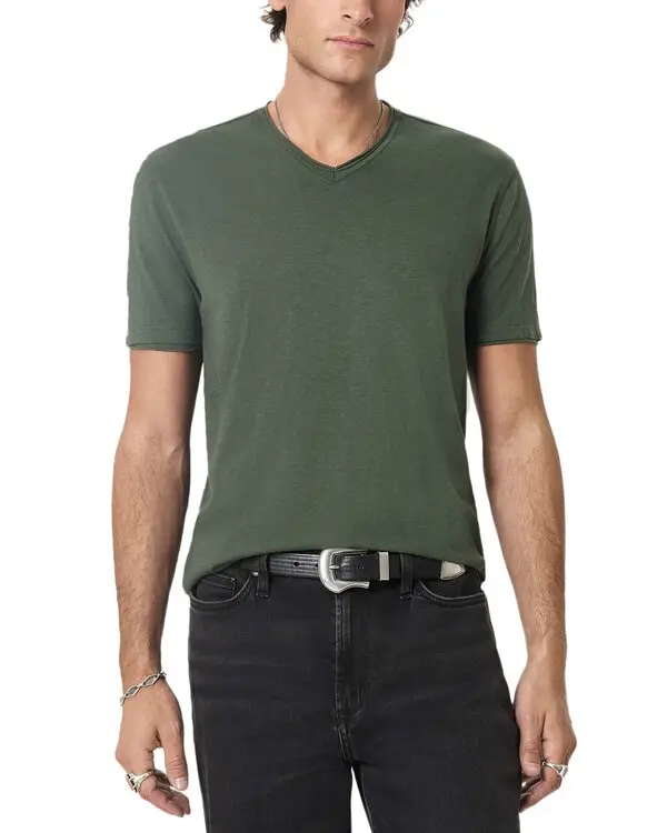 John Varvatos Miles Slub T-shirt - Moss