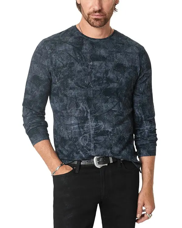 John Varvatos Parson Printed Shirt - Navy