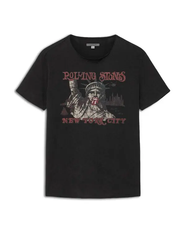John Varvatos Raw Edge Rolling Stones Liberty Graphic T-shirt