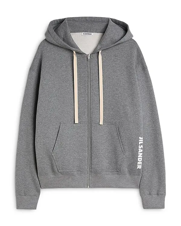 JIL SANDER Drawstring Logo Hoodie