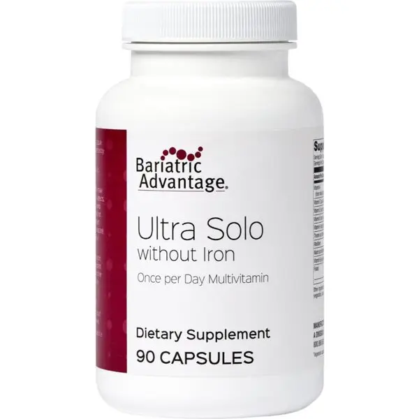 BARIATRIC ADVANTAGE Ultra Solo Once-per-day Multivitamin Capsules Without Iron 90 Capsules