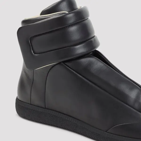 MAISON MARGIELA Future High-top Leather Sneakers - Black