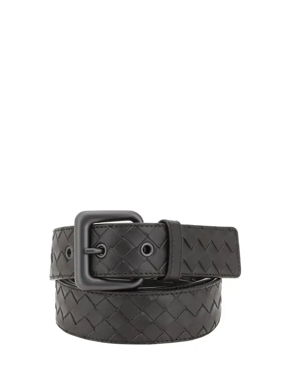 Bottega Veneta Intrecciato Woven Leather Belt