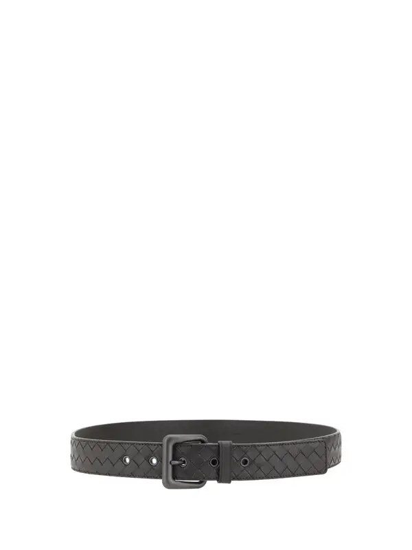 Bottega Veneta Intrecciato Woven Leather Belt