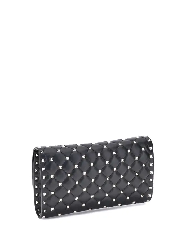 Valentino Garavani Rockstud Spike Nappa Shoulder Bag - Black