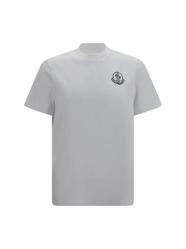 Moncler Logo Patch Cotton Jersey T-shirt