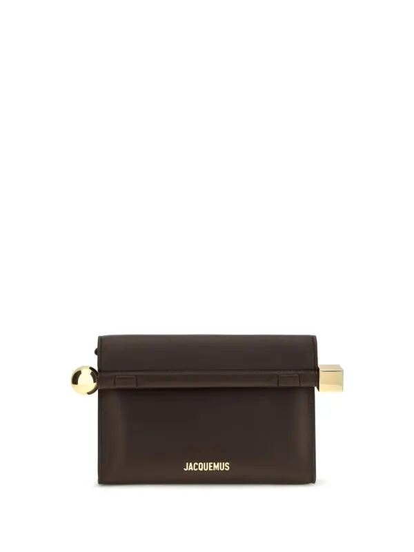 Jacquemus Le Sac Rond Carre By - Brown