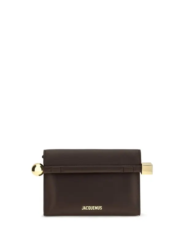 Jacquemus Le Sac Rond Carre By - Brown