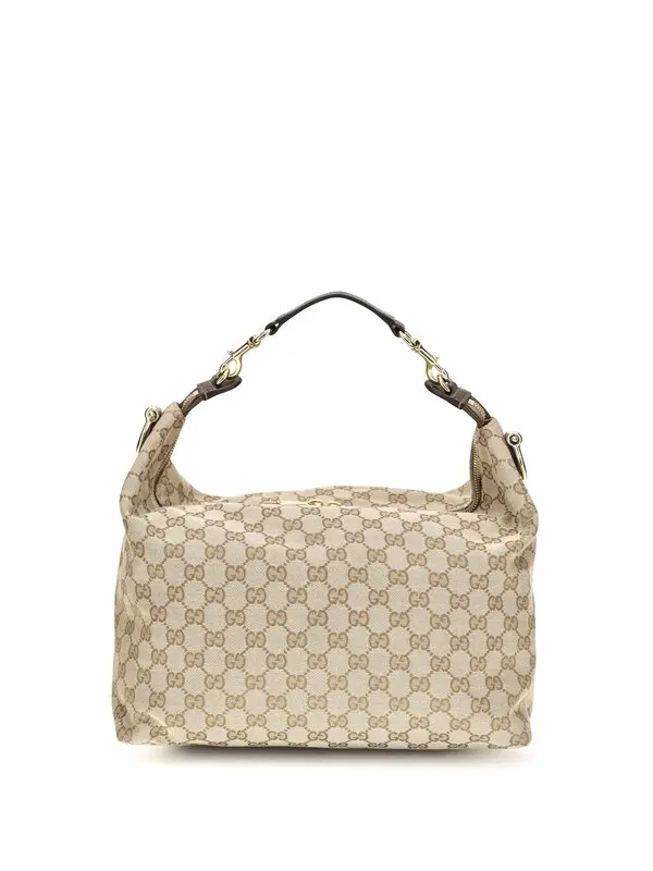 Gucci Medium Brera Handbag In Gg Canvas - Cream