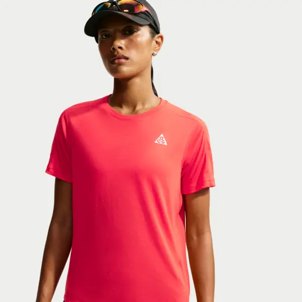 Nike Dri-fit Trail Running Top - Red