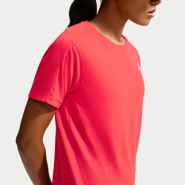 Nike Dri-fit Short-sleeve Trail Running Top - Red