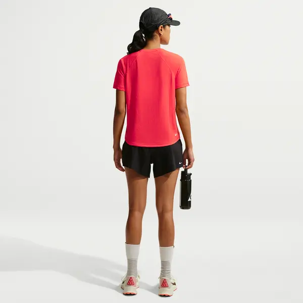 Nike Dri-fit Short-sleeve Trail Running Top - Red