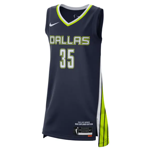 Nike Dallas Wings Explorer Edition Dri-fit Wnba Victory Jersey - Blue