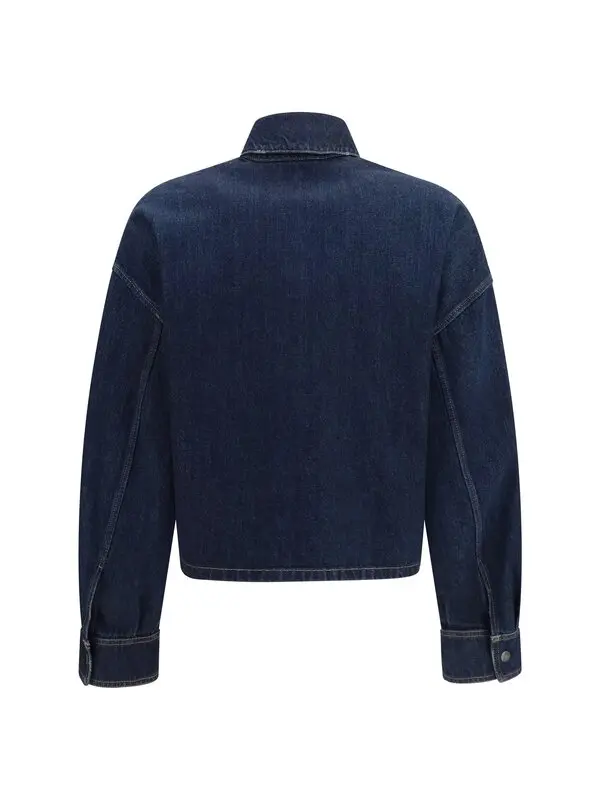 Prada Denim Shirt With Logo