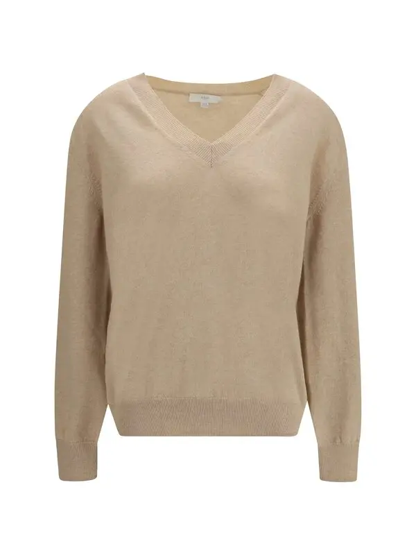 Malo V-neck Sweater - Cream