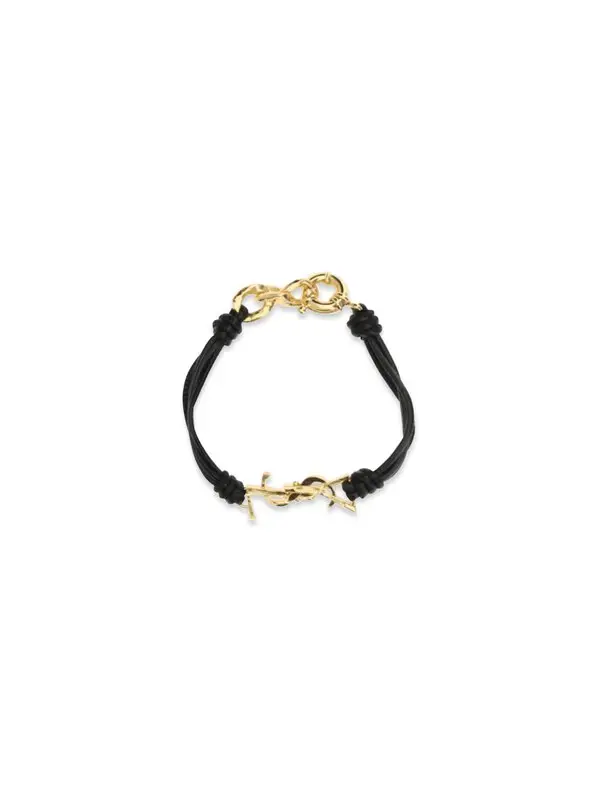Saint Laurent Cassandre Multi-wrap Bracelet
