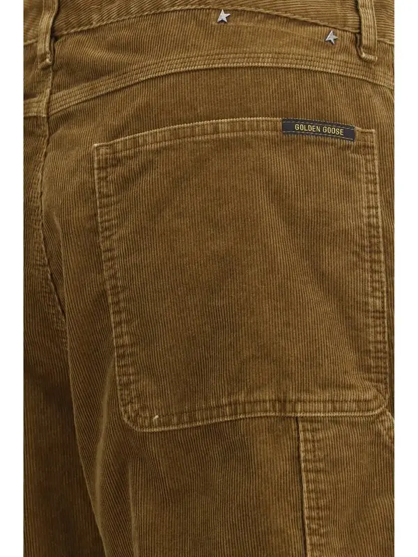 GOLDEN GOOSE Journey Painter Corduroy Cargo Pants