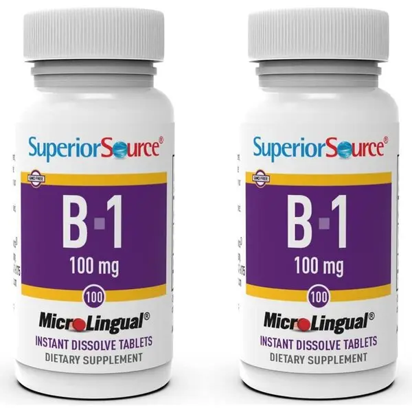 SUPERIOR SOURCE Vitamin B1 Thiamin Instant Dissolve Microlingual Tablets