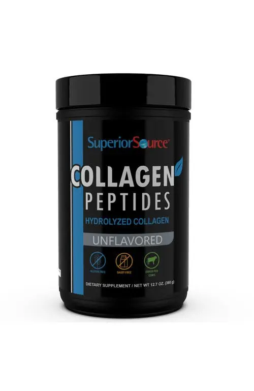 SUPERIOR SOURCE Hydrolyzed Collagen Peptides Protein Powder - Beige