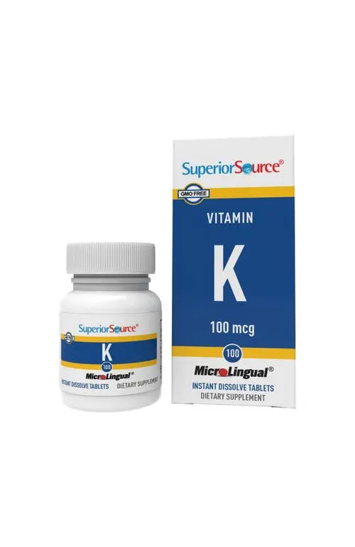 SUPERIOR SOURCE Vitamin K Sublingual Dissolving Tablets