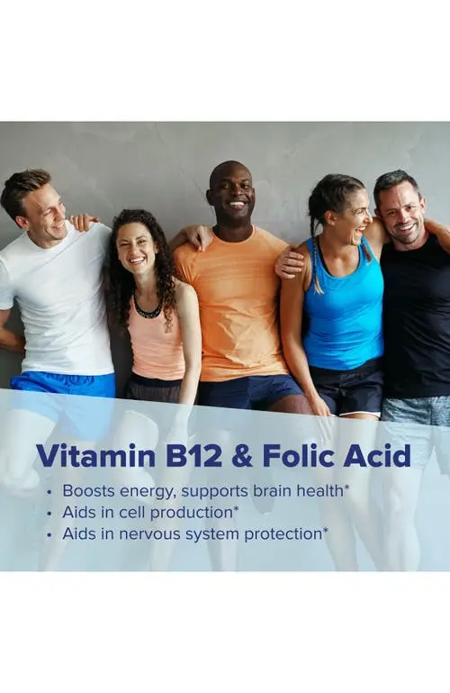 SUPERIOR SOURCE Sublingual Vitamin B-12 Cyanocobalamin And Folic Acid Dissolving Tablets
