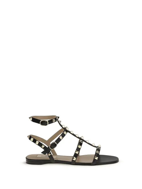 Valentino Garavani Rockstud T. 05 Sandals - Black
