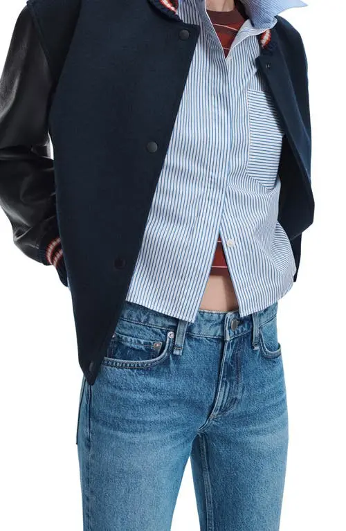 Rag & Bone Harlow Low Rise Full Slim Straight Jeans