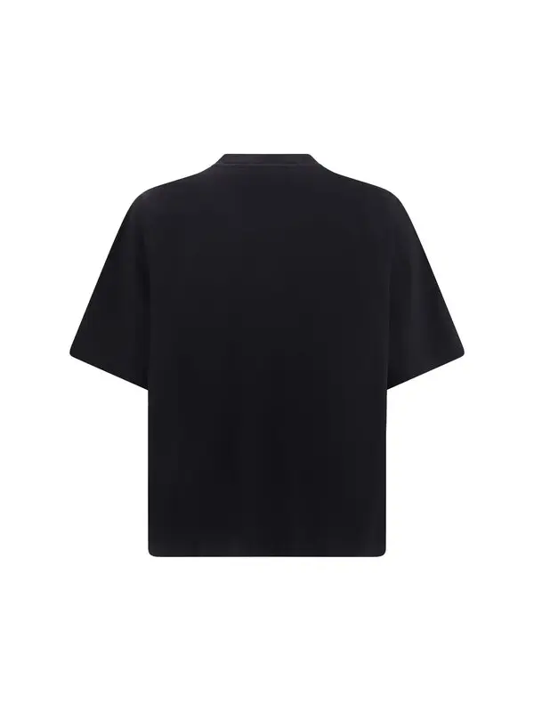 Dries Van Noten Monochrome Cotton T-shirt - Black